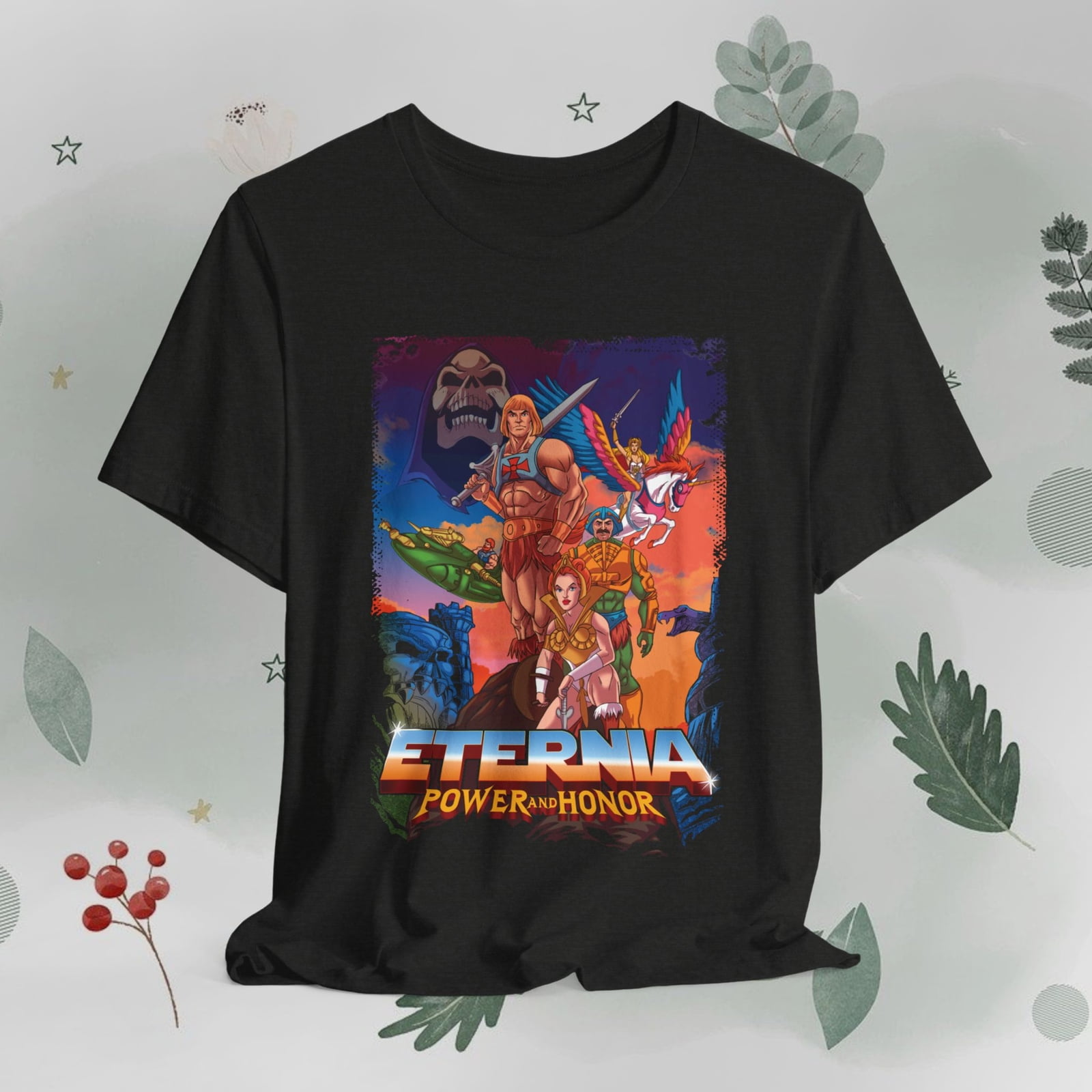 MOTU T-shirt, He-Man, Skeletor, She-ra, Eternia, Masters of The ...