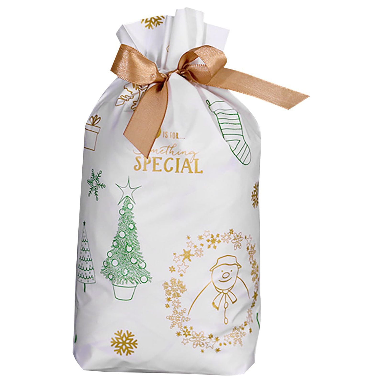 MOUDUO Christmas Drawstring Gift Bags, Christmas Wrapping Gift Bags ...