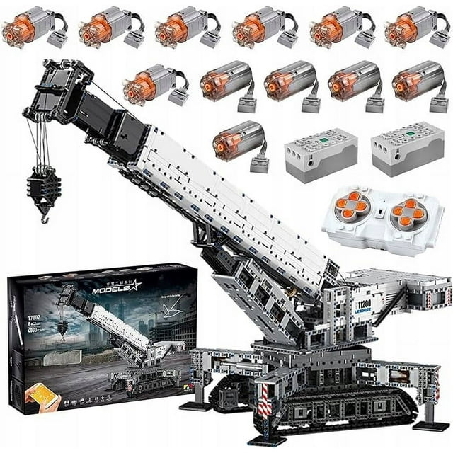 Free Shipping! MOULD KING 17002 Remote Control Crawler Crane Truck ...