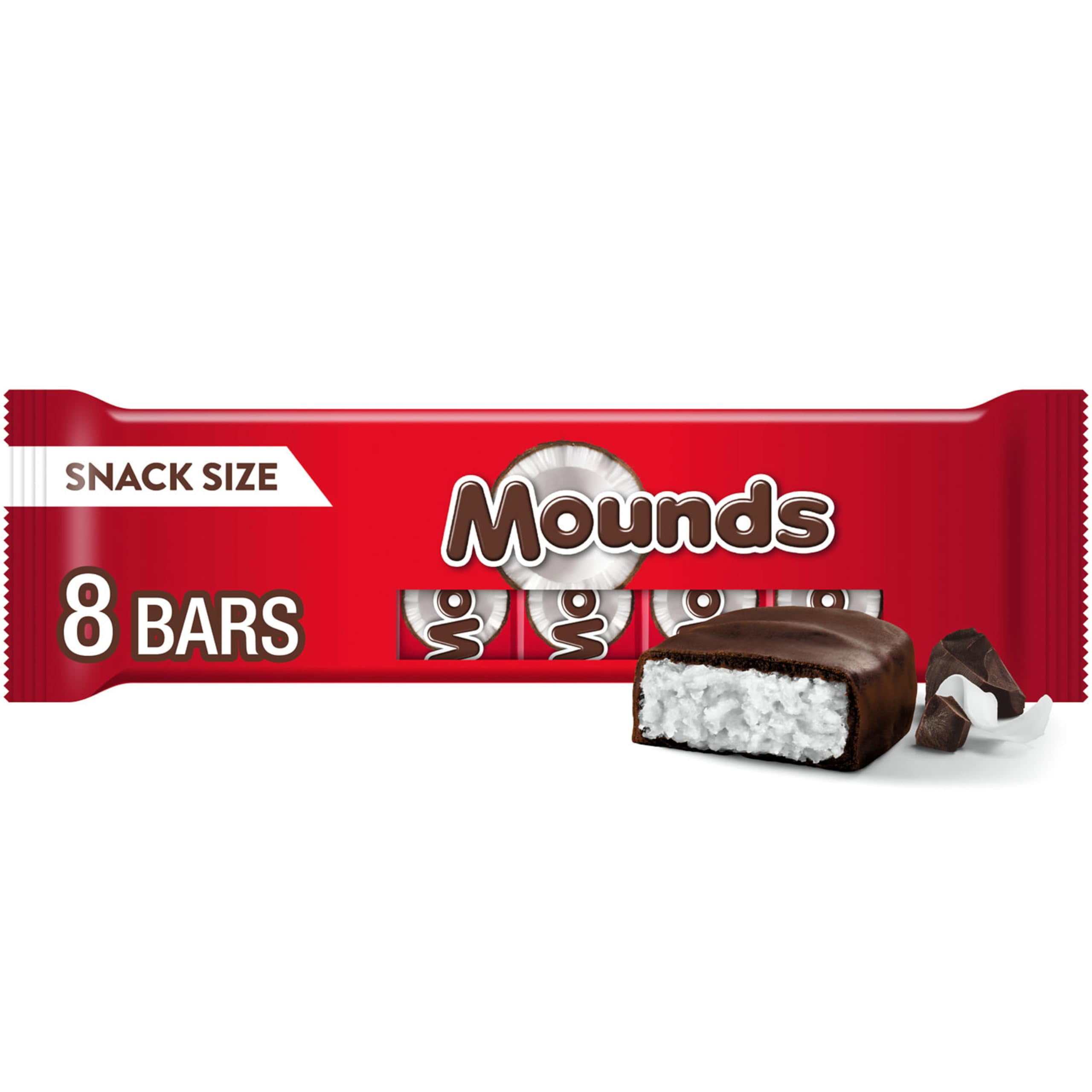 MOUNDS Coconut and Dark MSF2 Chocolatey Snack Size, Candy Bars, 0.6 oz ...