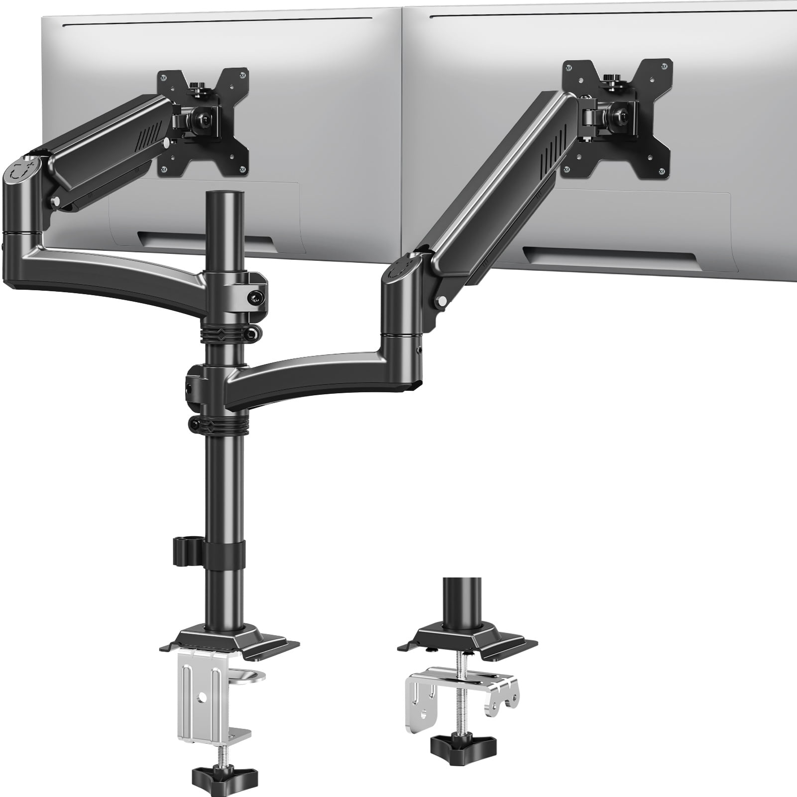MOUNT PRO Dual Monitor Stand, Dual Monitor Mount Height up to 26.6 inch ...
