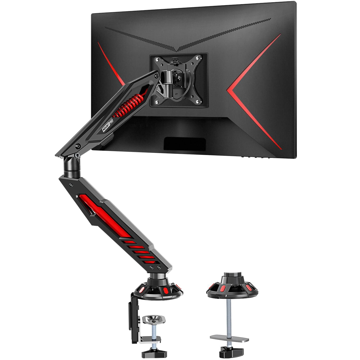 MOUNT PRO Single Gaming Stand - Mechanical Spring Mount, Adjustable ...