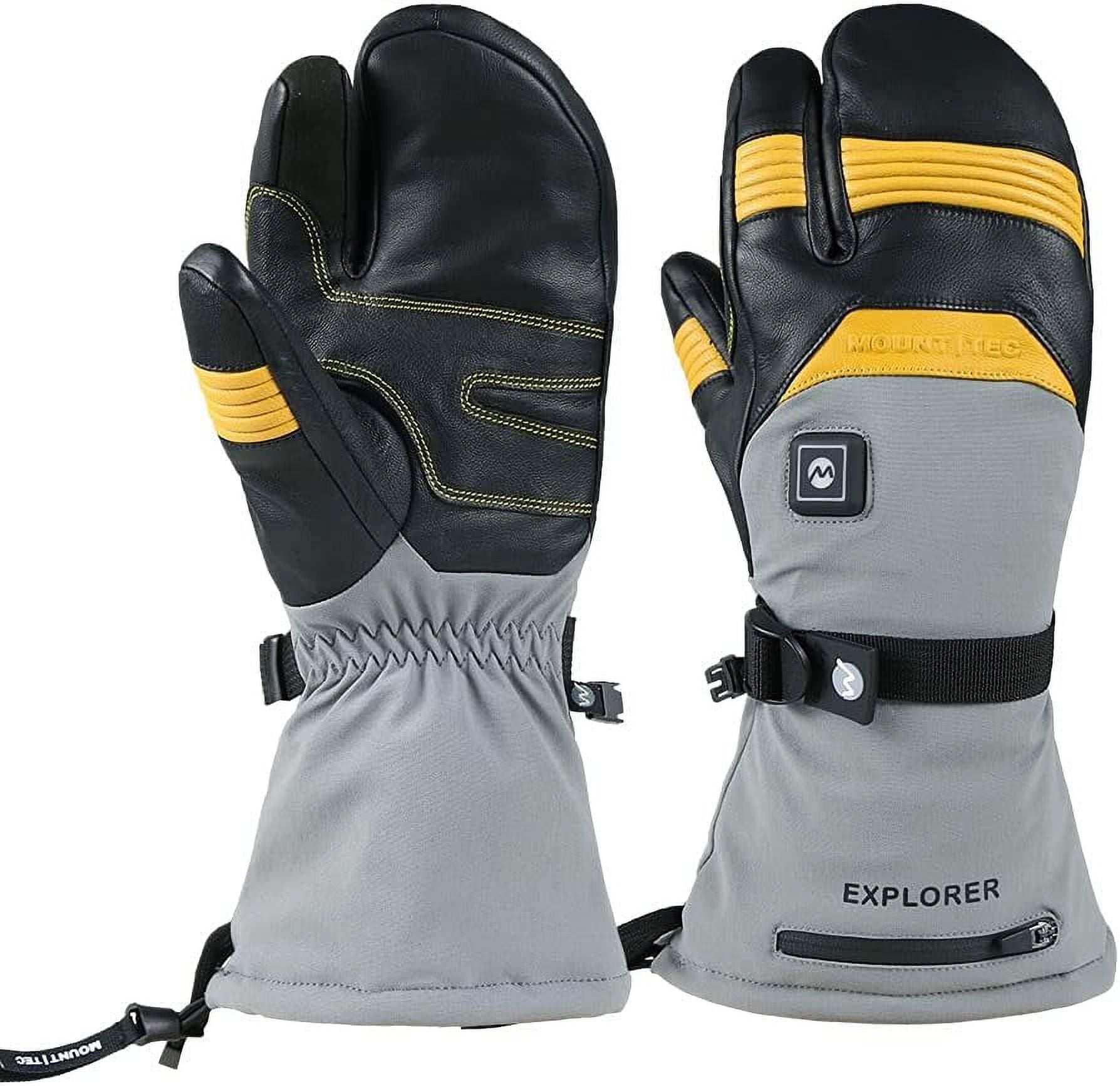MOUNT TEC Explorer 5 Skiing & Snow Gloves 3-Finger Waterproof ...
