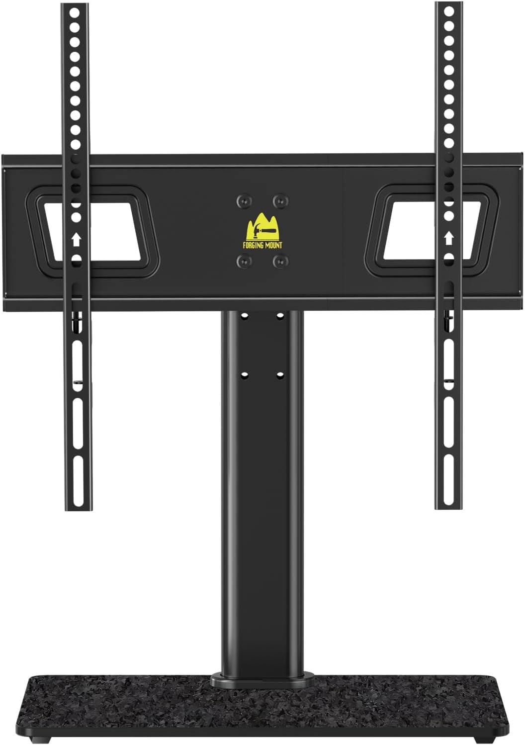 MOUNT Universal Swivel TV Stand with Tempered Glass Base for 26-55" TVs ...