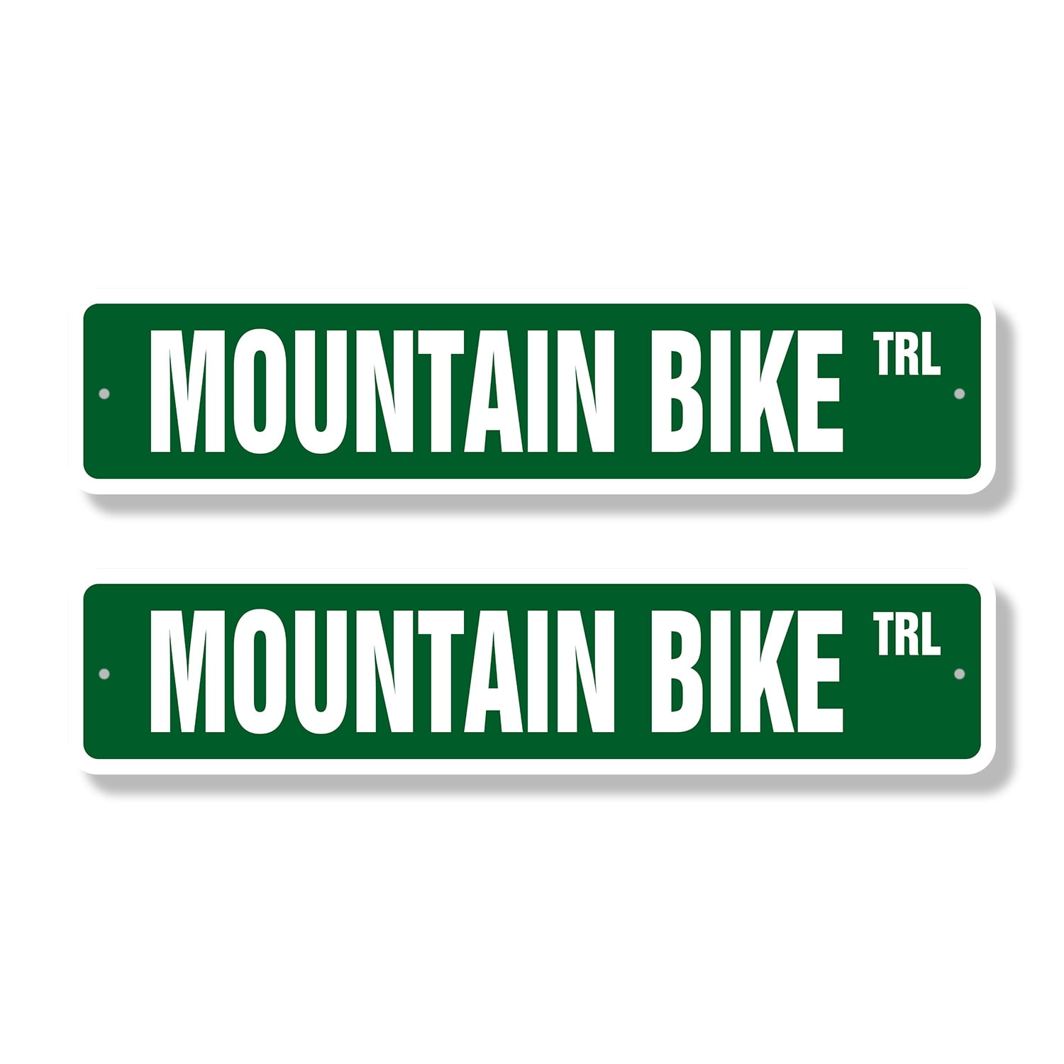 MOUNTAIN BIKE Classic Street Sign (2 Pack) biking off road rough ...