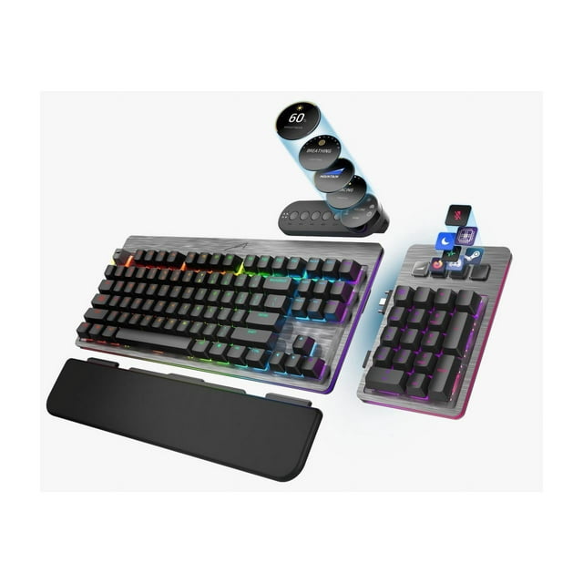 Mountain Everest Max Gaming Keyboard - Modular, RGB Backlit, Hot-Swap ...