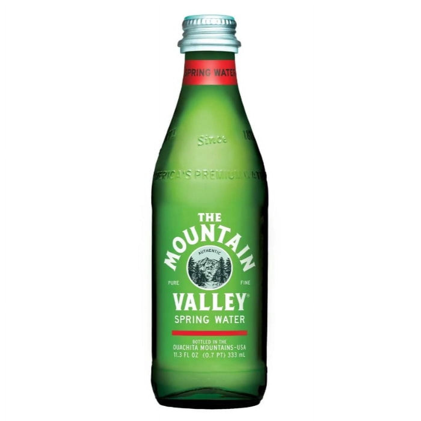 MOUNTAIN VALLEY WATER SPRING PREM GLSS 333 ML - Pack of 24 - Walmart ...