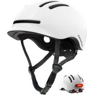 Zefal Black Universal Dial Fit Light-Up Bike Helmet (LED Light, Visor ...