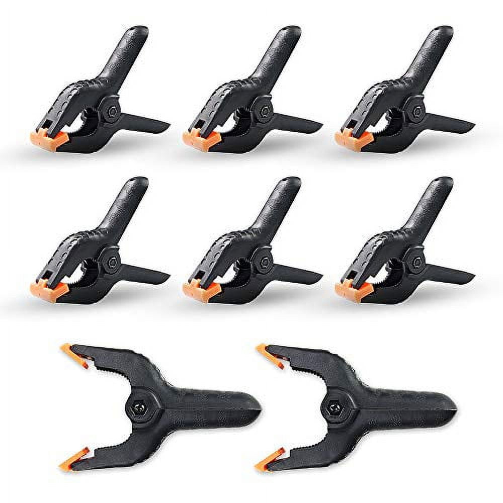 MOUNTDOG Backdrop Spring Clamps 8 Pack, 4.5 inch Heavy Duty Clips for ...