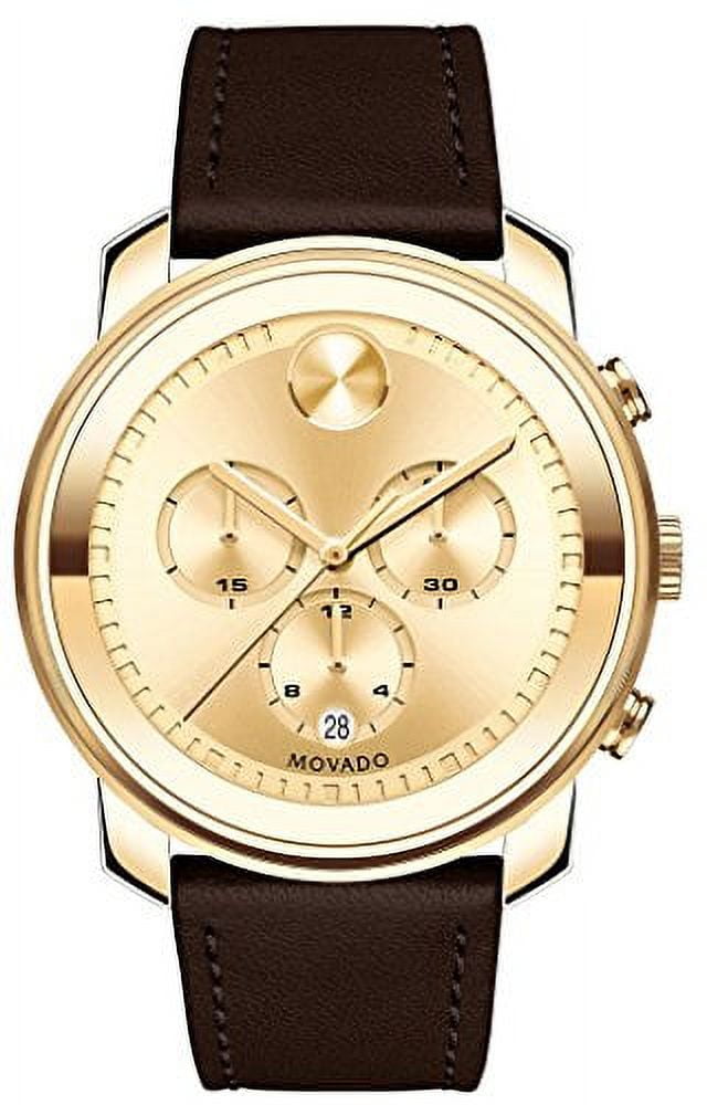 MOVADO Bold 3600409 Gold Dial Chronograph Men's Watch - Walmart.com