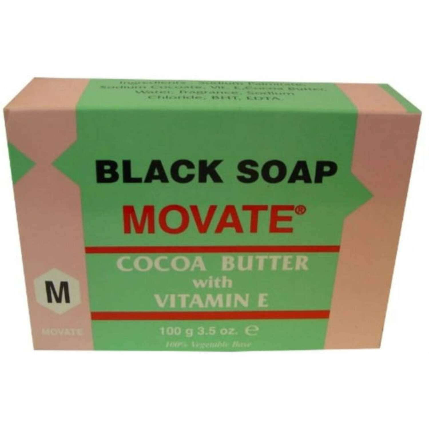 MOVATE - Black Soap Cocoa Butter W/ Vitamin E - Walmart.com