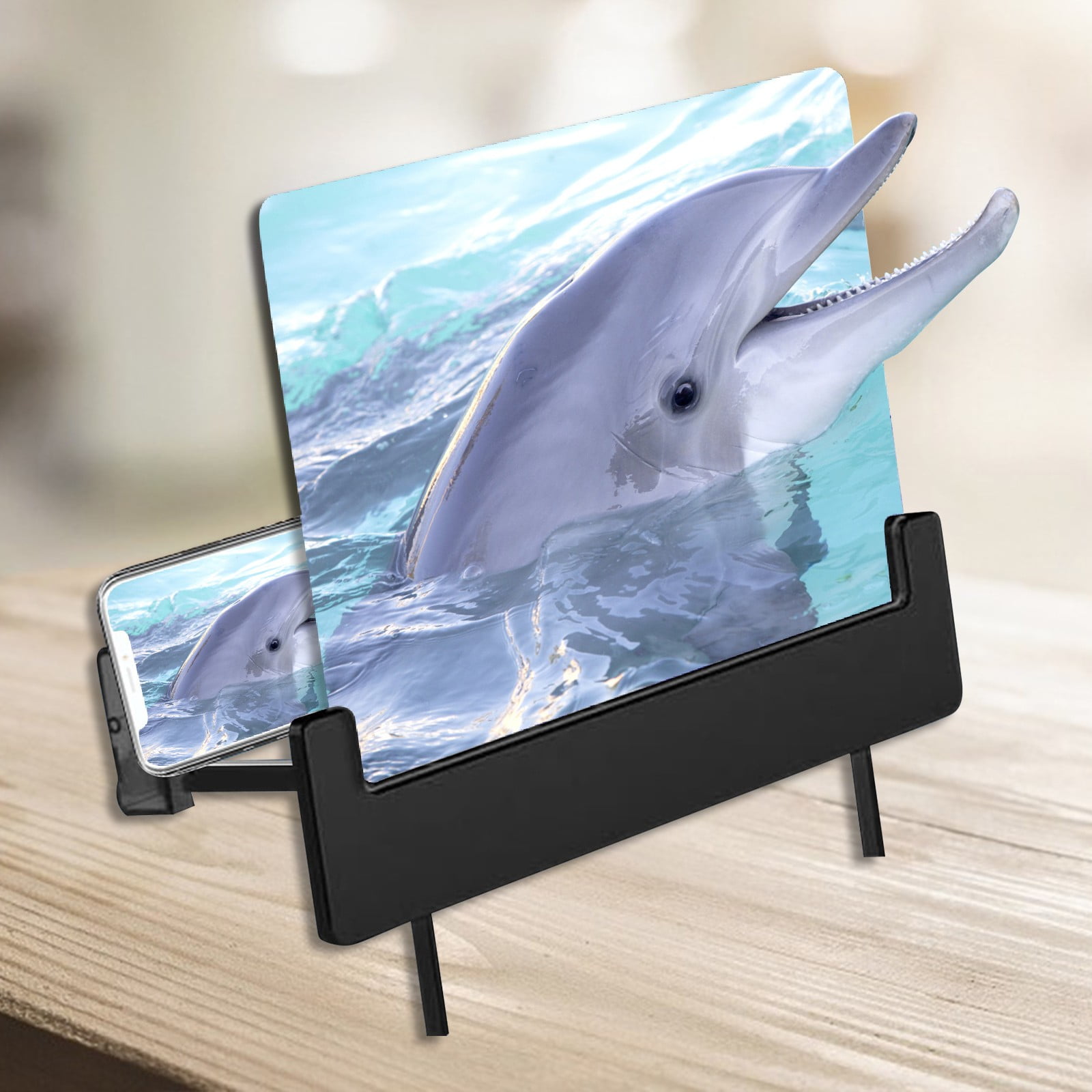 MOVAWAKY Ceiling Phone Mount 10 Inch Mobile Phone Screen Magnifying ...