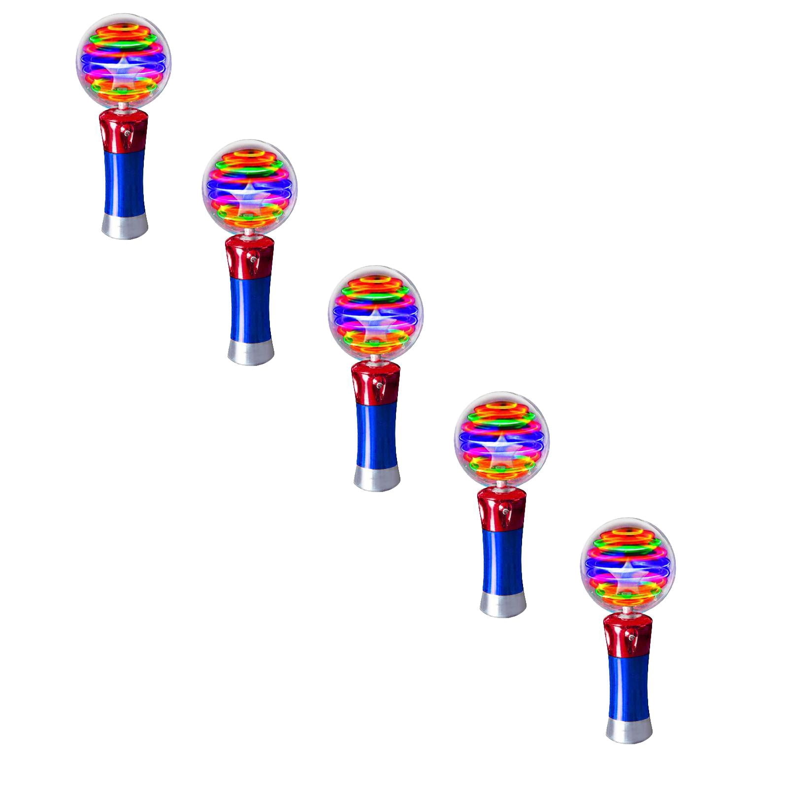 MOVAWAKY Children's Luminous Toy Stick LED Flash-Rotating Light Show ...