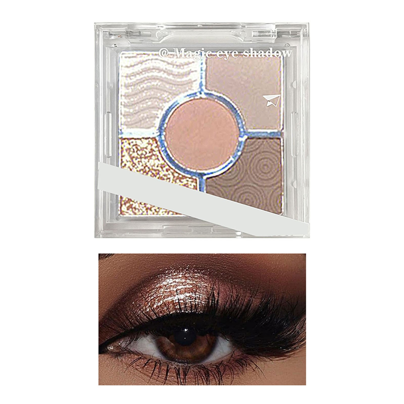 MOVAWAKY Eye Shadow Disc Fine Flash Easy For Novice Students To Color ...
