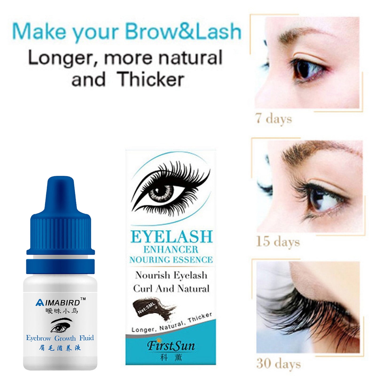 MOVAWAKY Eyelash Fast Growth Liquid Enhancer Nutrient Solution Nourishing 3ML 6d Lashes Pack ...