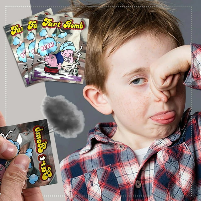 MOVAWAKY Fart Bomb Bags Stink Bomb Smelly Practical Jokes Fool Toy Joke ...
