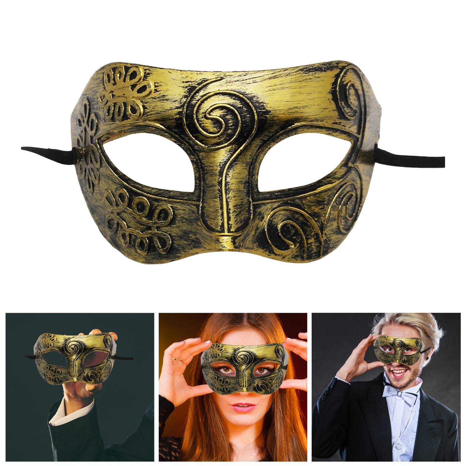 MOVAWAKY Granny Head Covering Latex Headgear Granny Red Cover Of Head ...