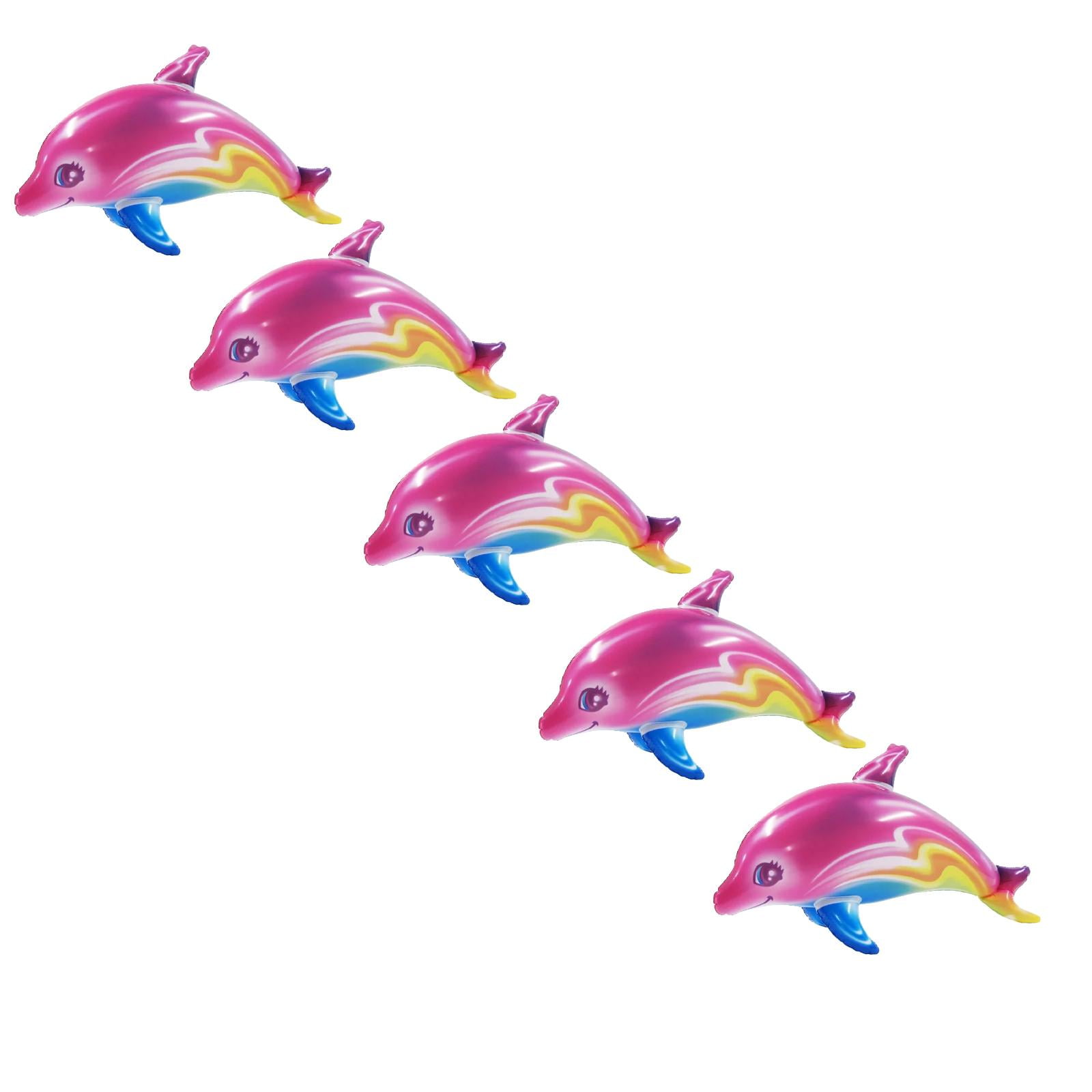 MOVAWAKY Inflatable Pool Toy Aquatic Themed Inflate Pool Beach Birthday ...