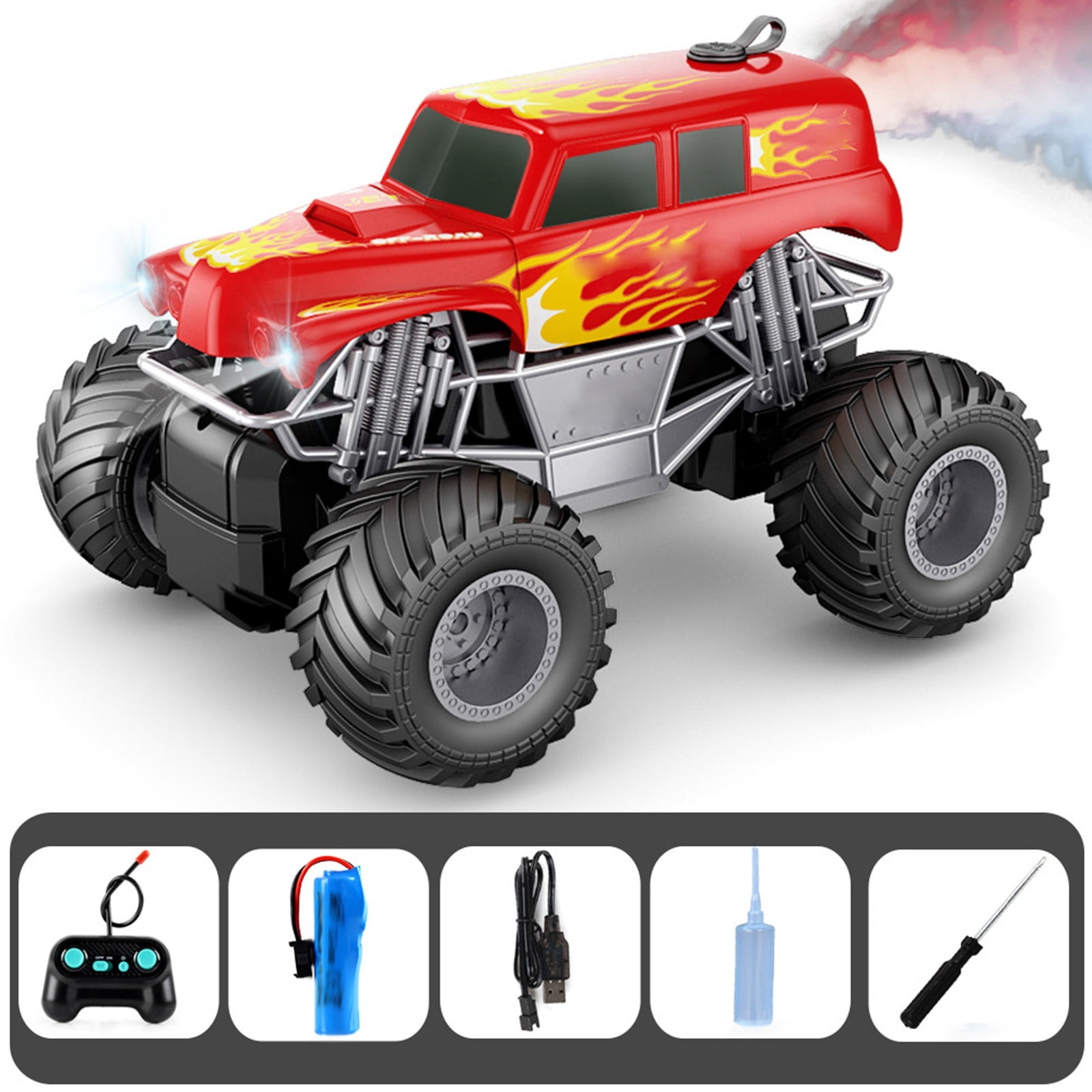 MOVAWAKY Off Road Vehicle Spray Remote Control Vehicle Spray Skill ...