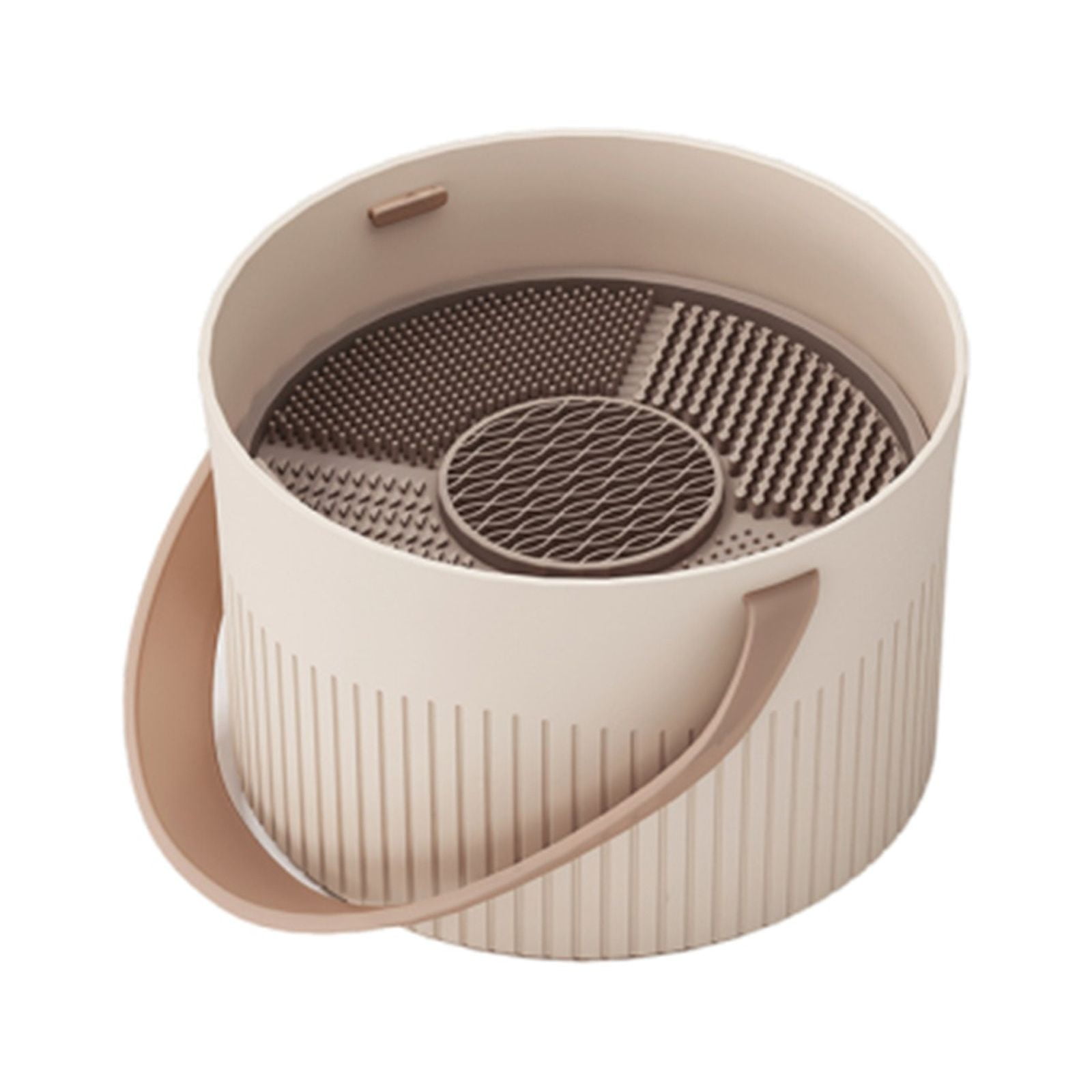 MOVAWAKY Y Shape Face Roller Silicone Makeup Brush Cleaner Mat Makeup ...