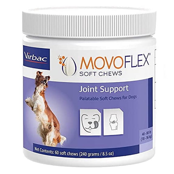 MOVOFLEX Joint Support Soft Chews for Medium Dogs, 60 Count, Chicken ...