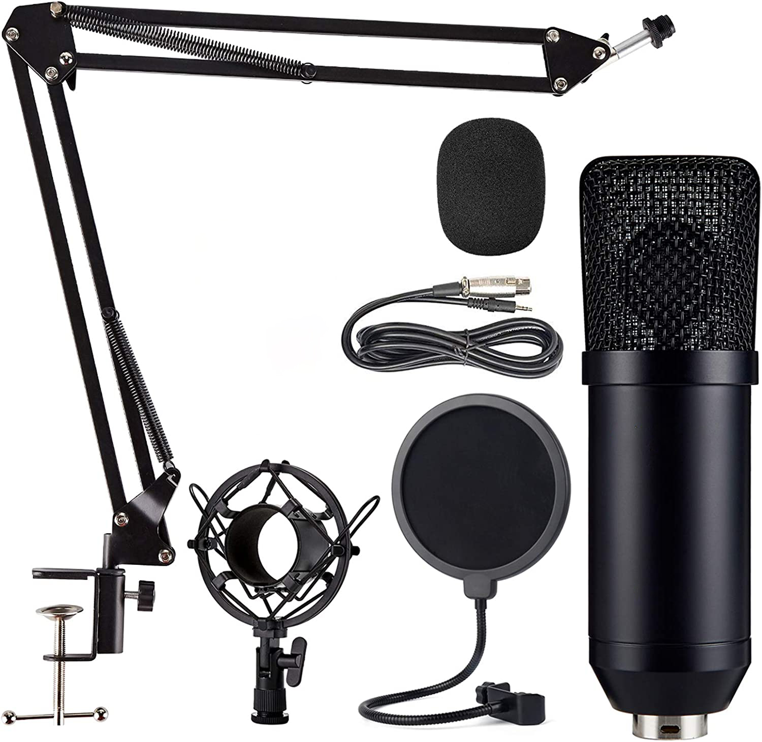 USB Streaming Podcast Microphone Kit,Professional 192KHZ/24Bit Studio ...