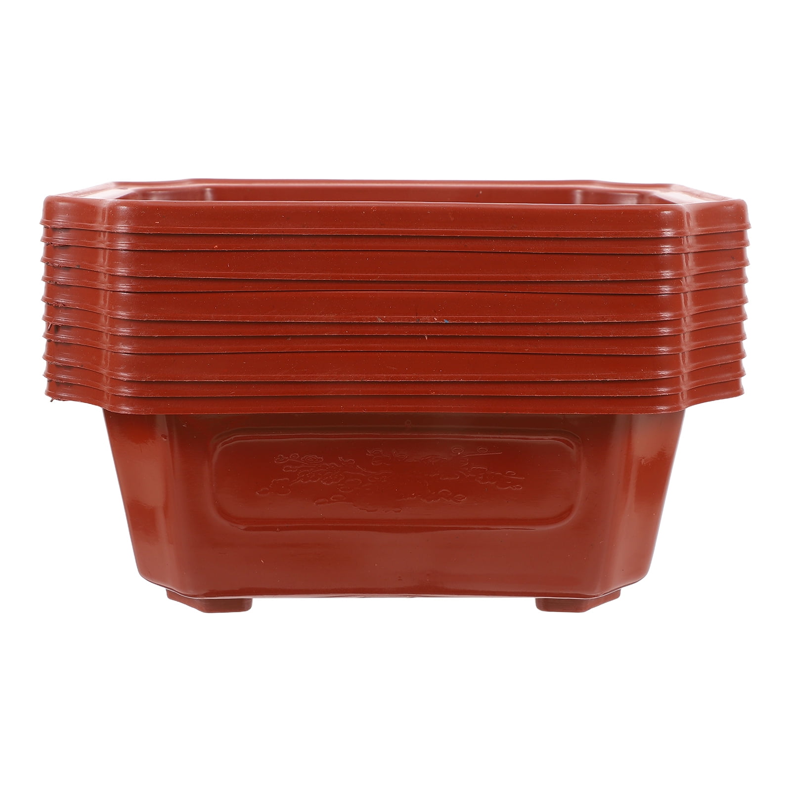MOVTOTOP 10pcs Bonsai Pots Vintage Style Plastic Bonsai Plants Growing ...