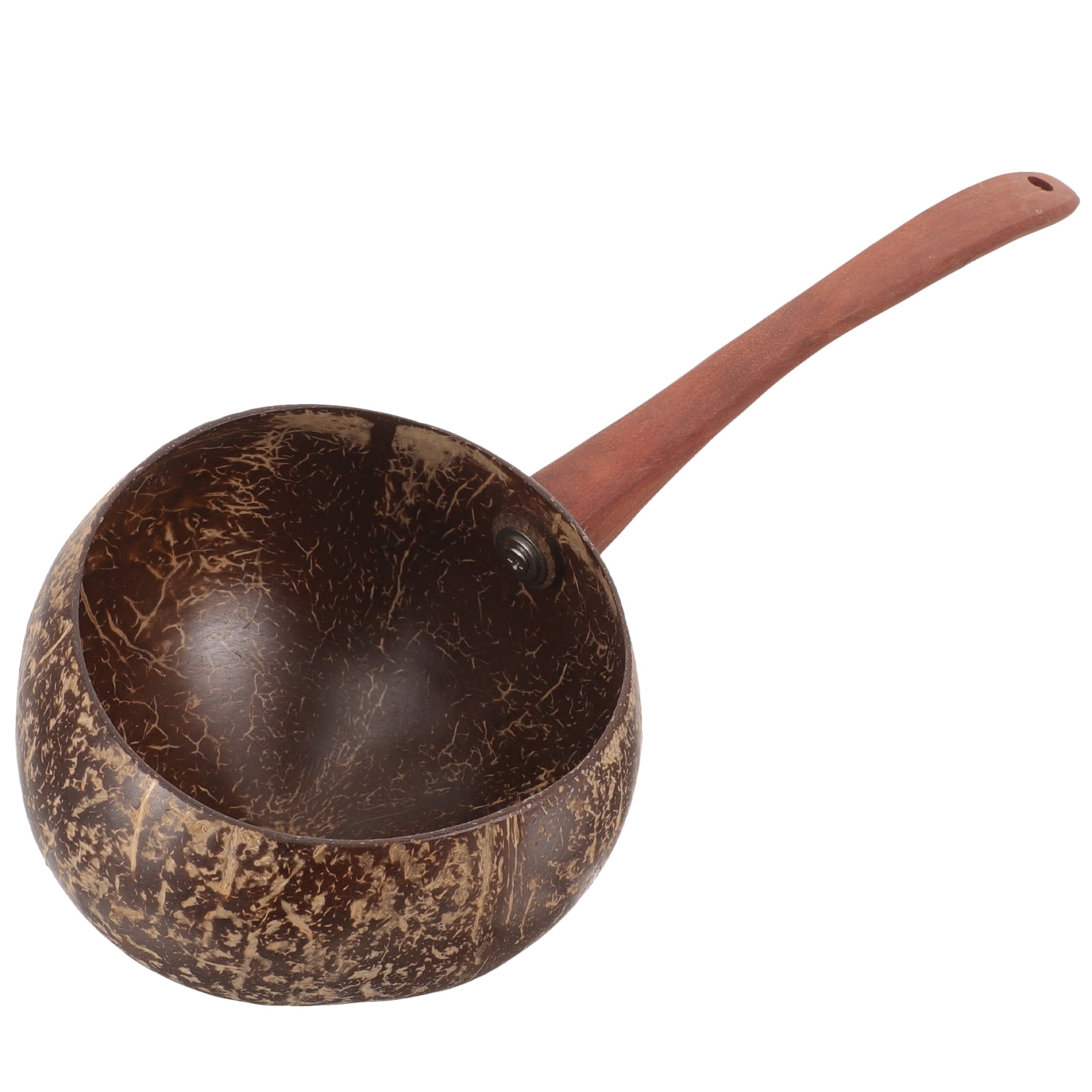 MOVTOTOP Coconut Shell Water Ladle Natural Coconut Shell Water Spoon ...