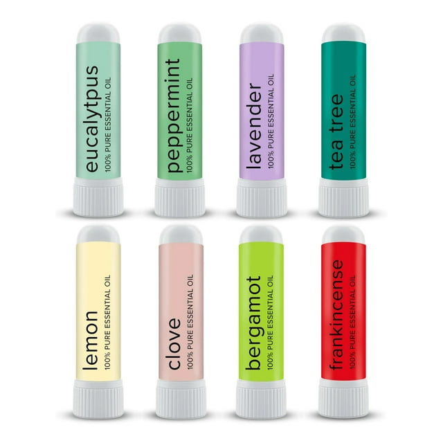 MOXE Nasal Sticks 8 Gift Set Essential Oils Aromatherapy Variety Pack ...