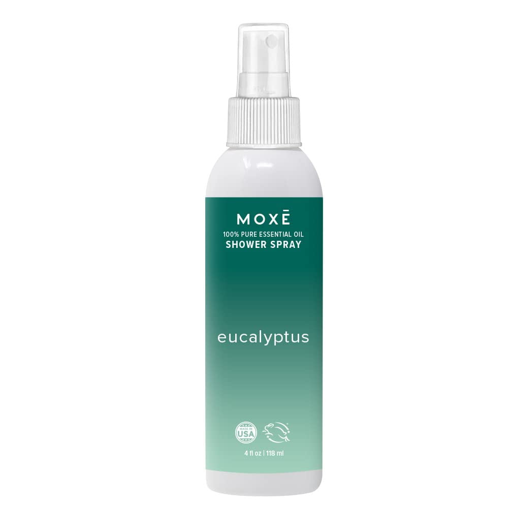 MOXE Shower Spray Eucalyptus Essential Oils Shower Mist for Sinus ...