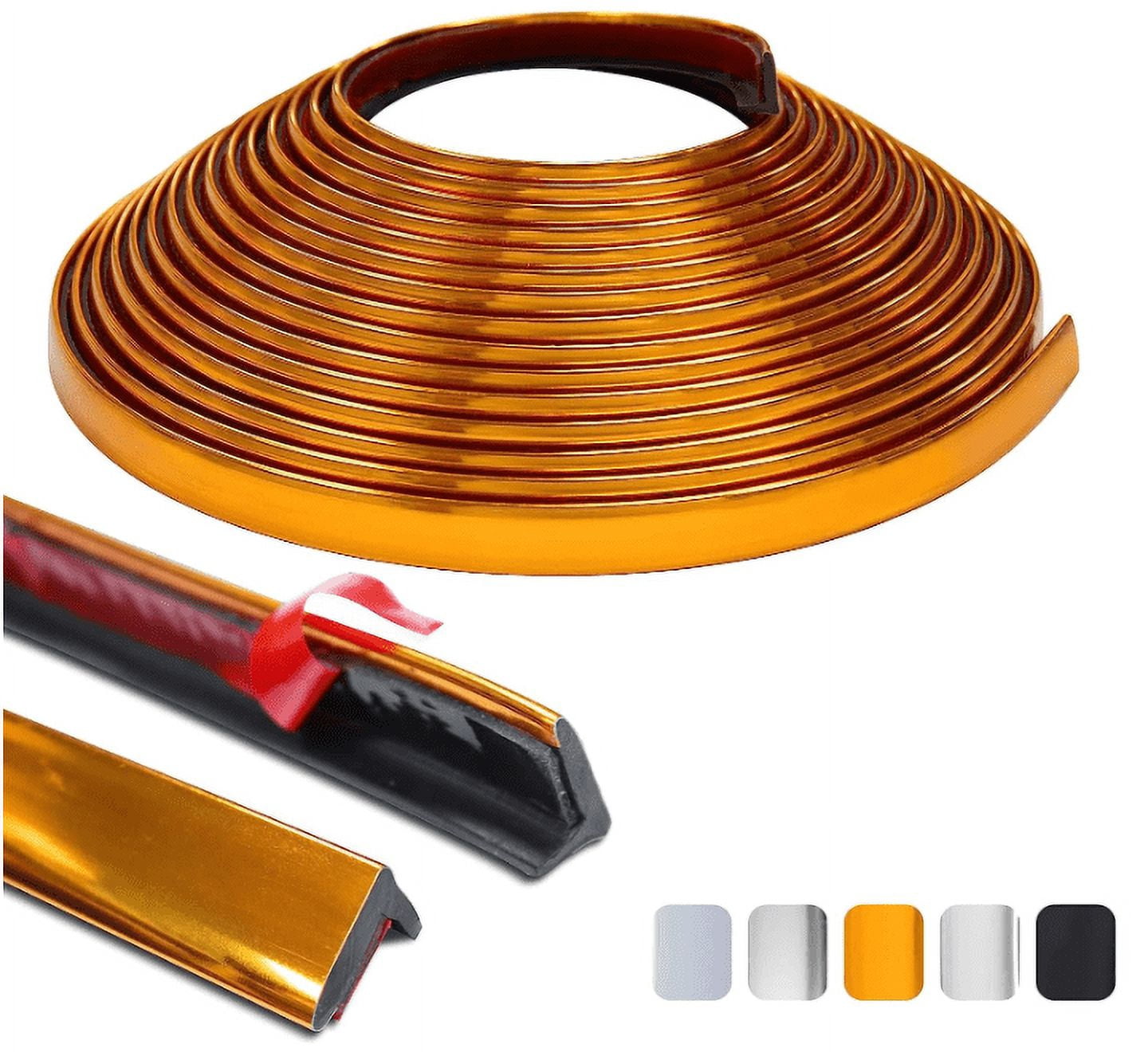 MOYISHI 22ft Peel and Stick Trim Molding, Premium Self-Adhesive Wall ...