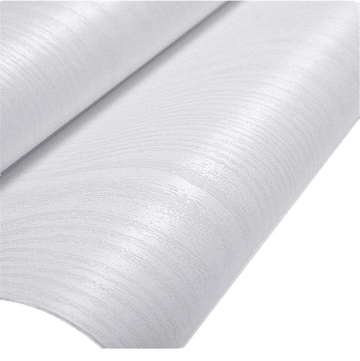 MOYISHI 3D White Wood Grain Panel Paper Funiture Redo Vinyl Peel-Stick ...