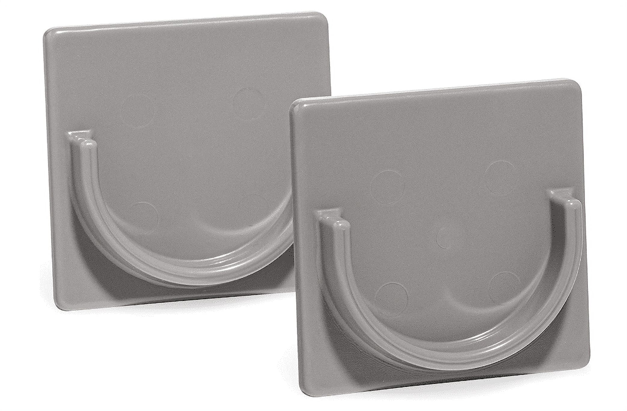 MOYISHI Adhesive Shower Curtain Rod Holder | Rod Retainer | No Drilling ...