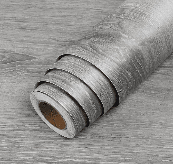 MOYISHI Faux Wood Wallpaper Peel and Stick Grey Wood Contact Paper for ...