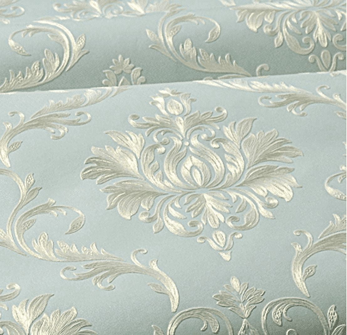 MOYISHI Victorian Damask Embossed Wallpaper Peel and Stick Wall Paper ...