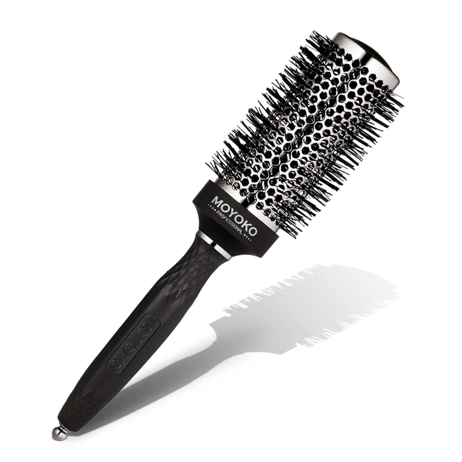 MOYOKO Round Hair Brush 45mm for Blow Drying Anti-Static Ionic Large ...