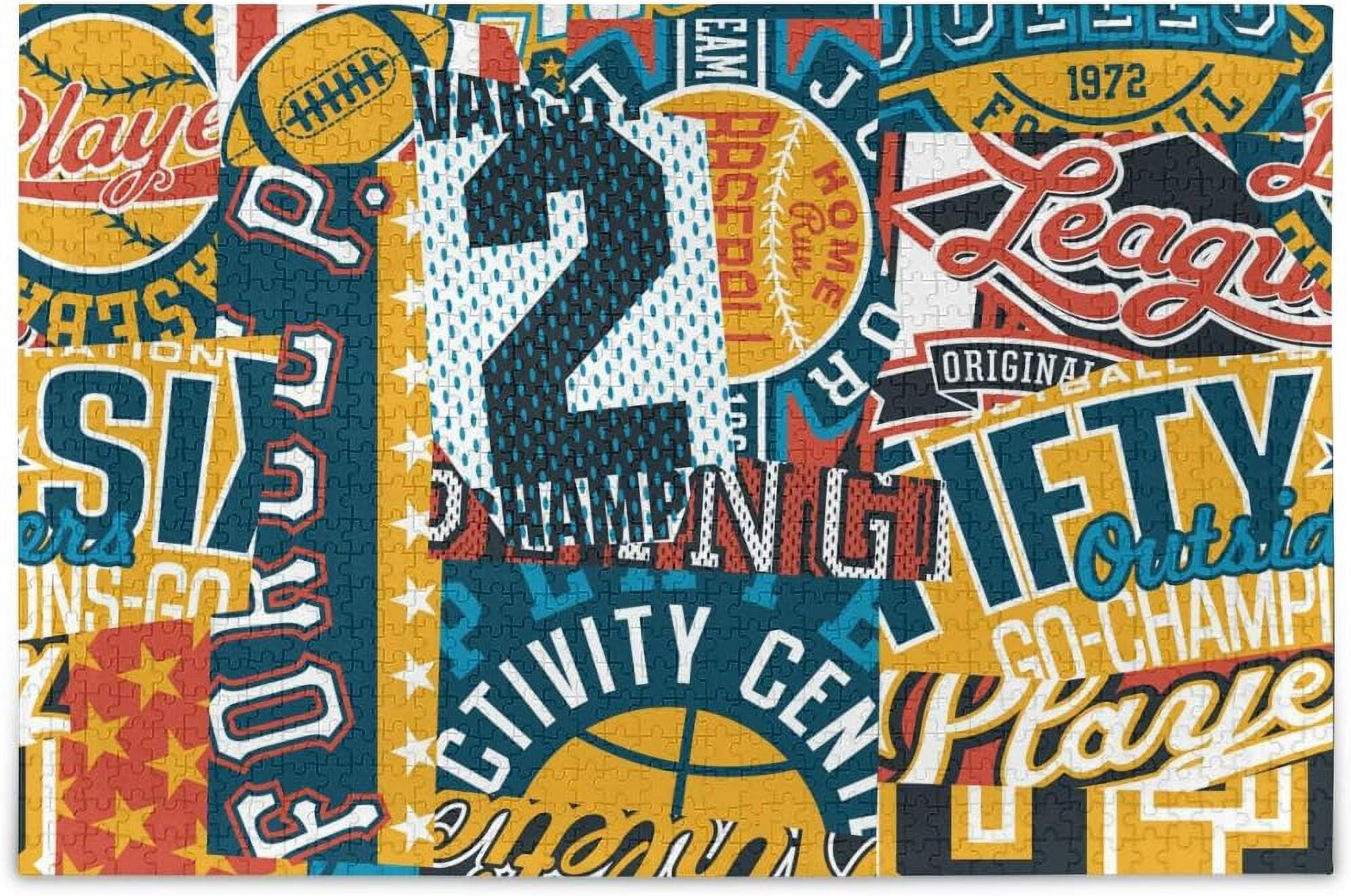 MOYYO 1000 Piece Jigsaw Puzzle for Adults Kids, Vintage American ...