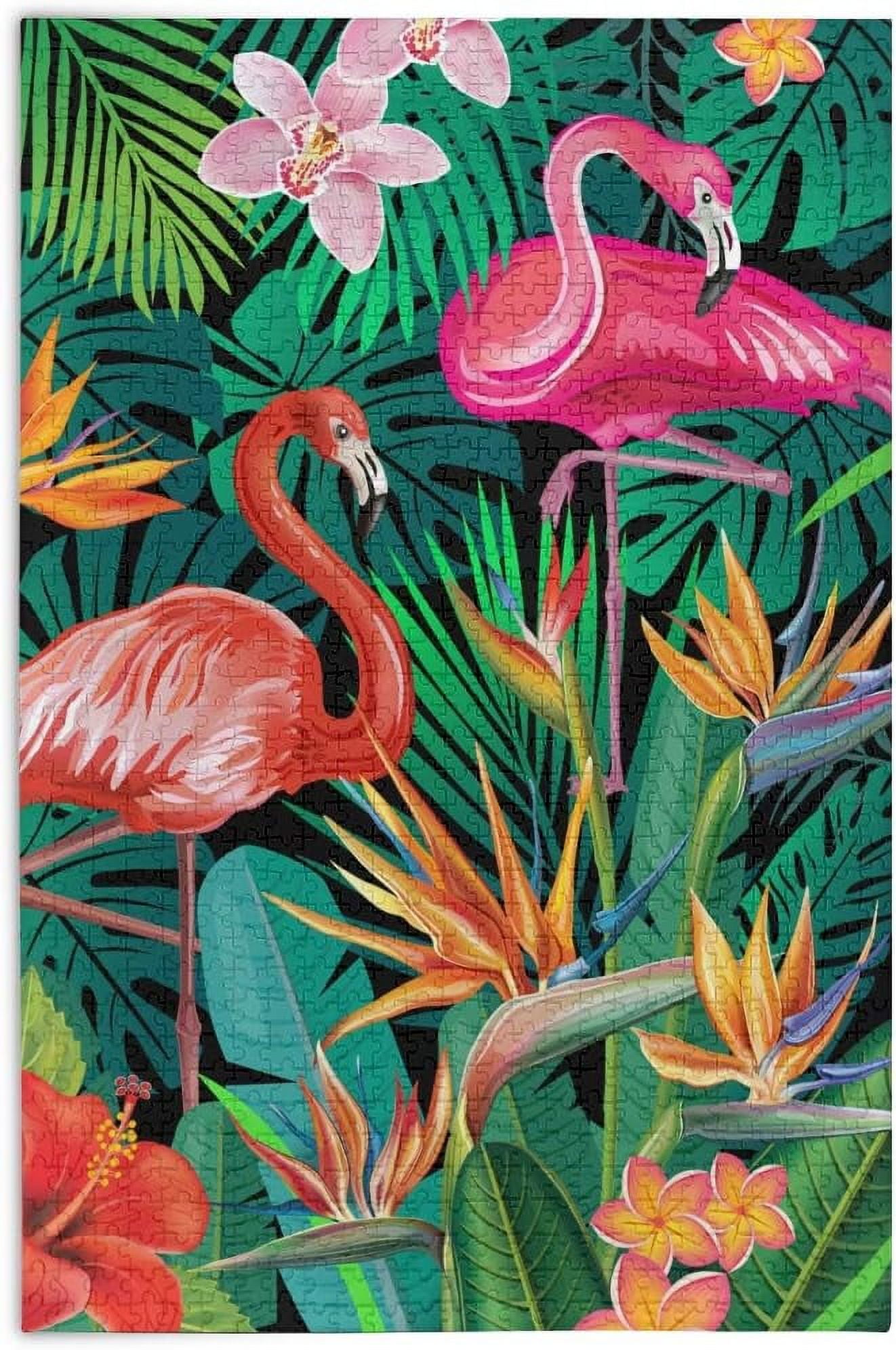 MOYYO 500 Piece Jigsaw Puzzle for Adults Kids, Exotic Tropical Flowers ...