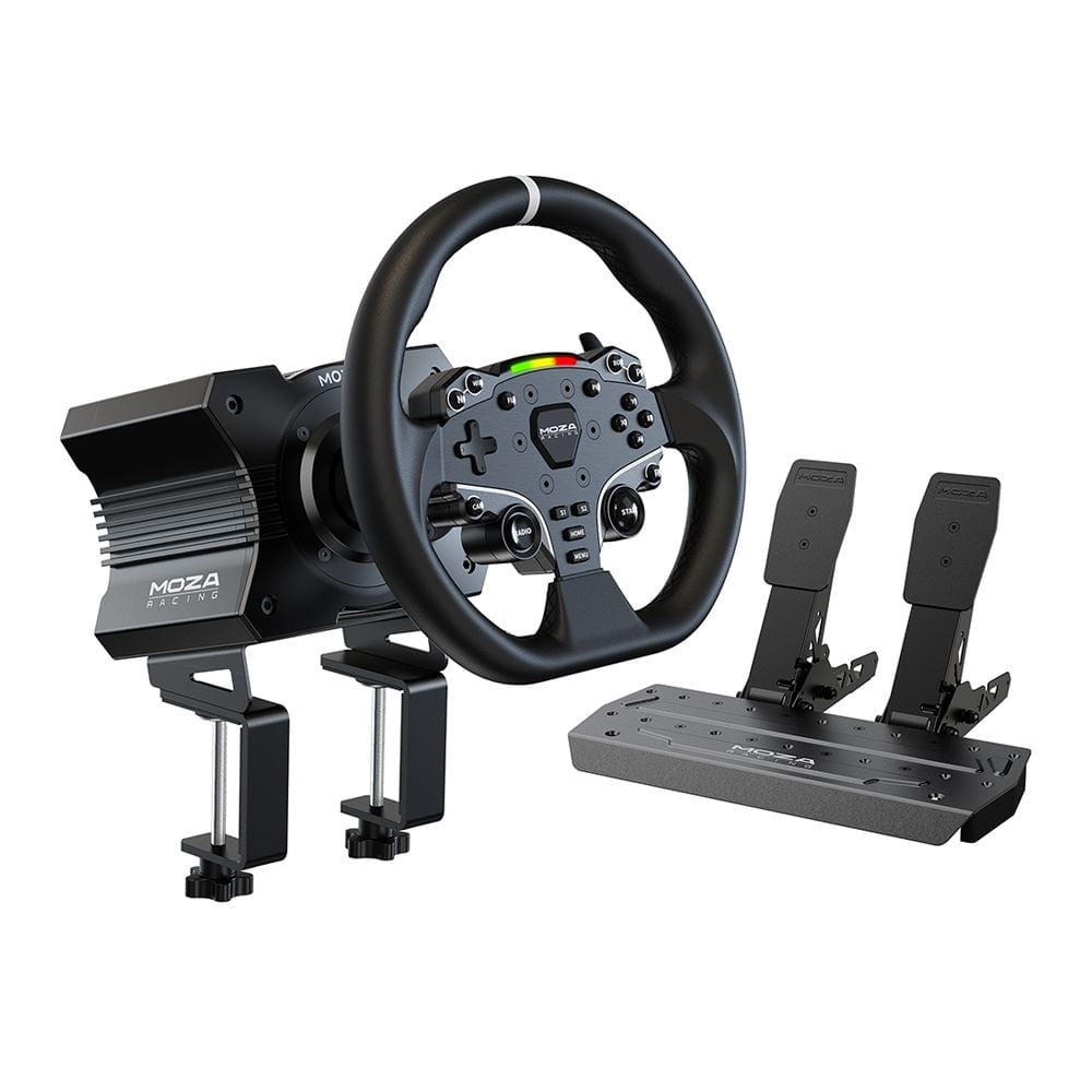 Open Box MOZA R5 All-in-One PC Gaming Racing Simulator 4PCS Bundle: 5 ...