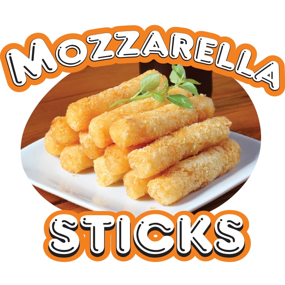 MOZZARELLA STICKS 16" Concession Decal sign cart trailer stand sticker ...