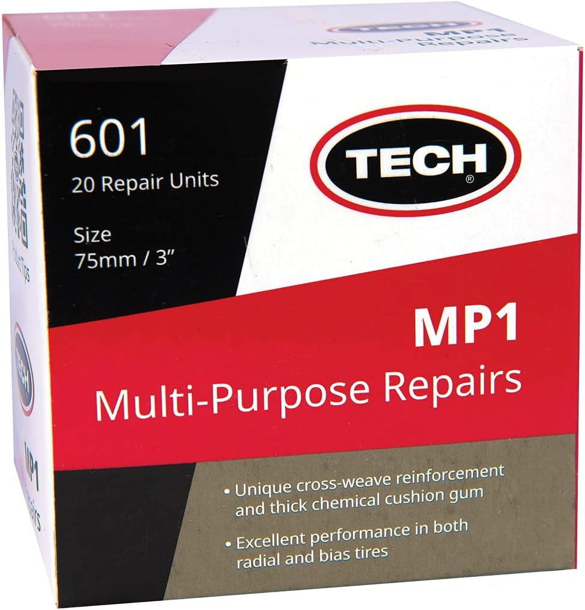 MP-1 Multi-Purpose Tire Repair Patch, Puncture Repair Unit for Radial ...