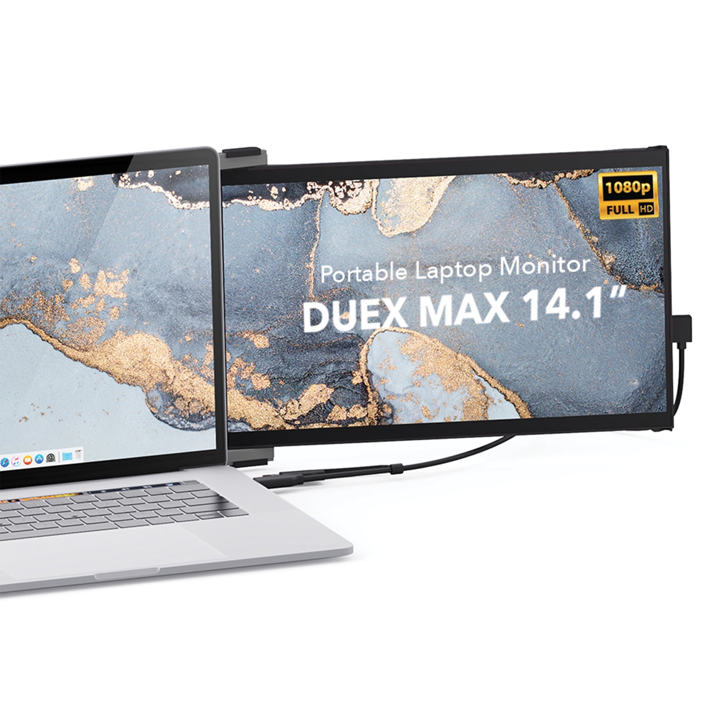 Mobile Pixels Duex Max 14" Class Full HD LCD Monitor, 16:9, Gunmetal ...