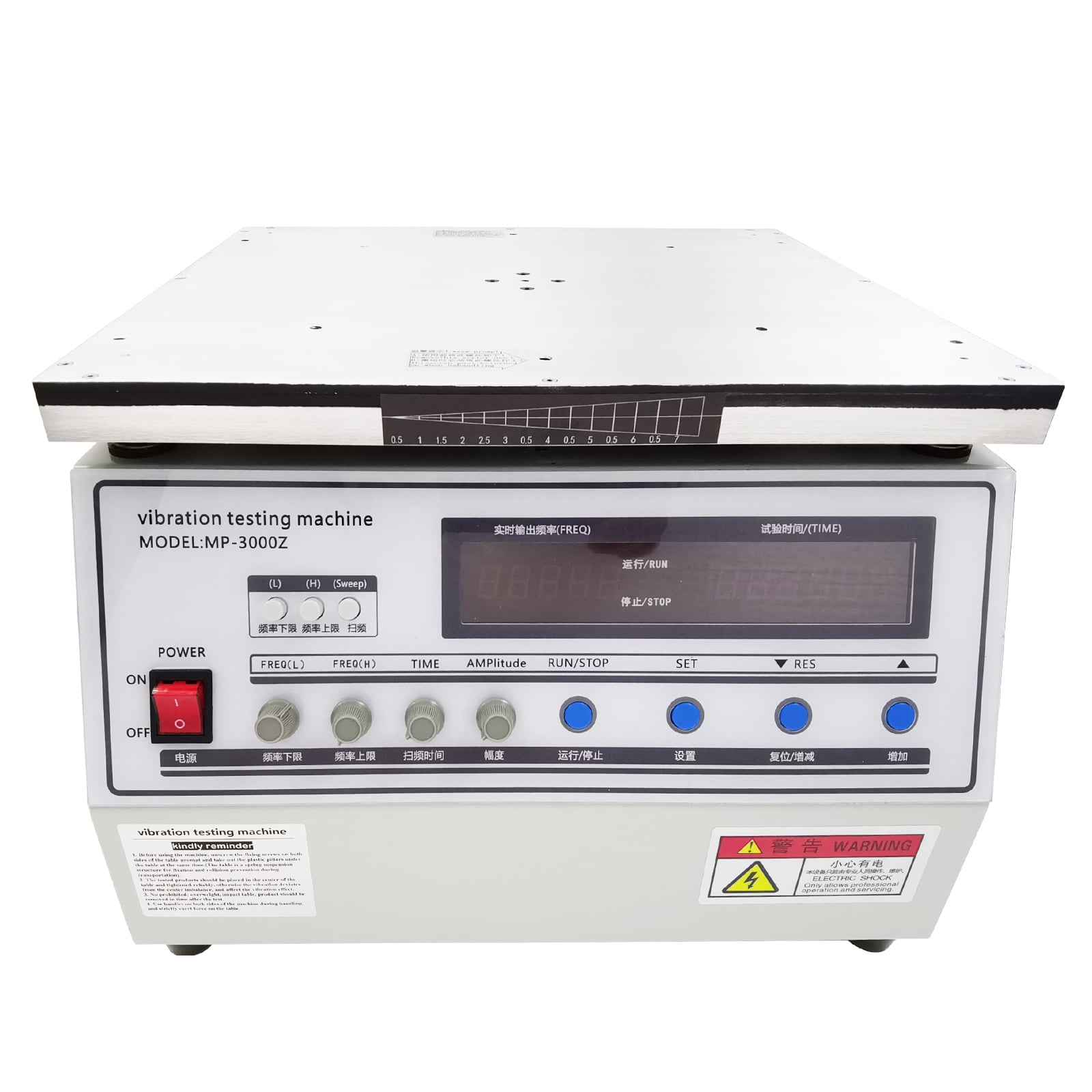 MP-3000Z Professional Vertical Vibration Test Bench High Frequency ...