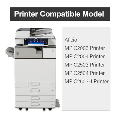 MP C2503 / MP C2003 High Yield Toner Cartridge (2-Pack, Black) - Lovn ...