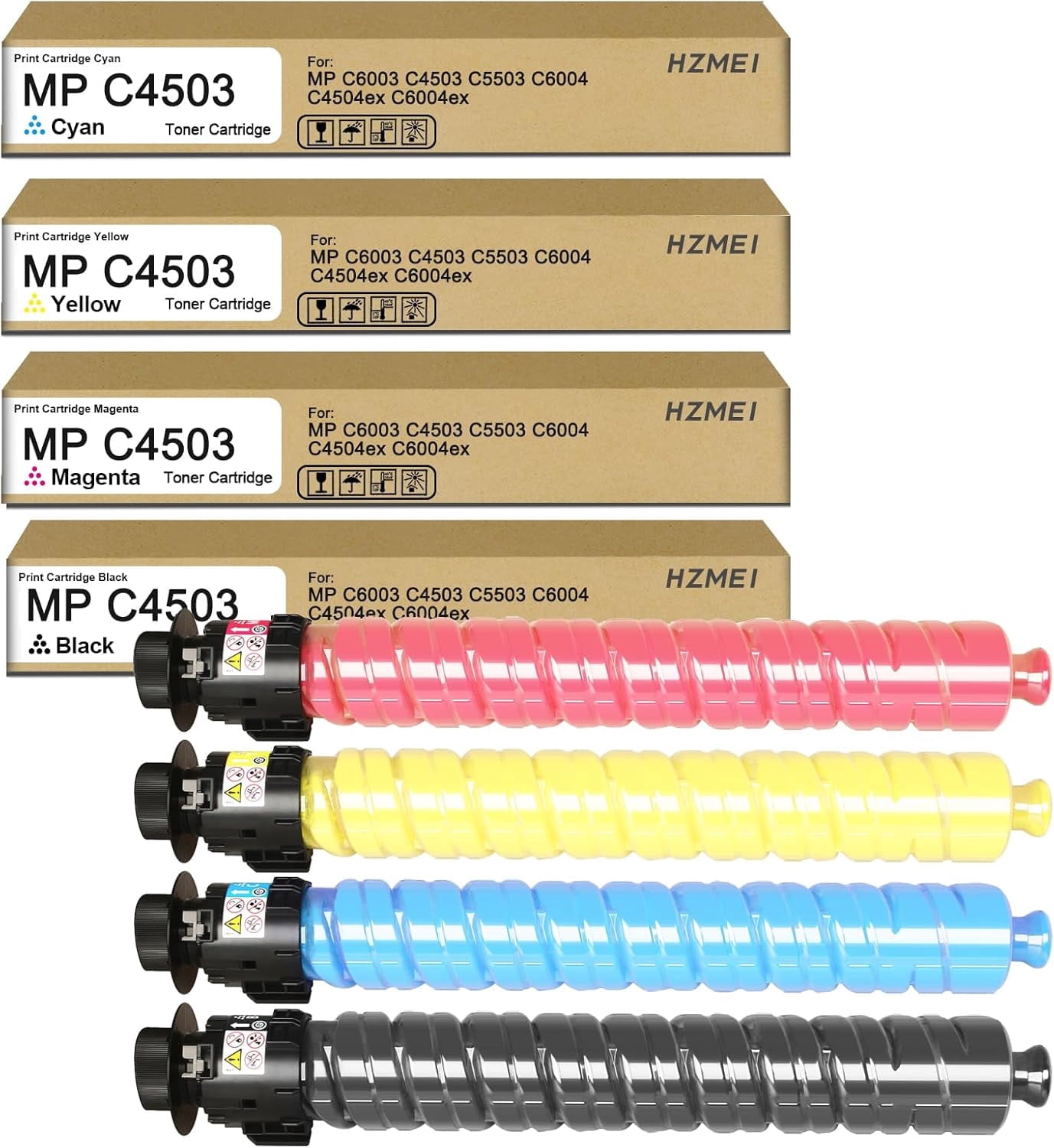 MP C6003 Toner Cartridge MPC6003 Compatible with Ricoh MP C6003 C4503 ...