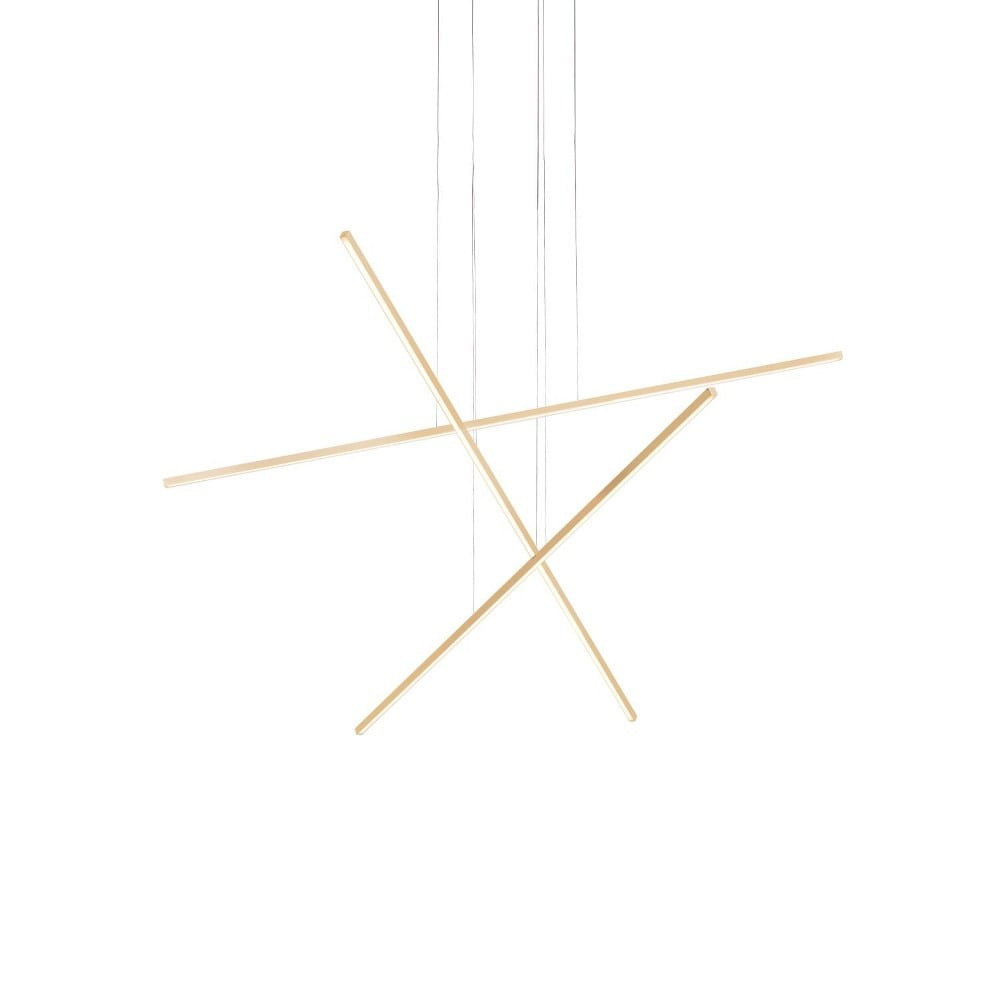 MP18203-GD-Kuzco Lighting-Vega Minor - 47.25 Inch 79W LED Square Linear ...