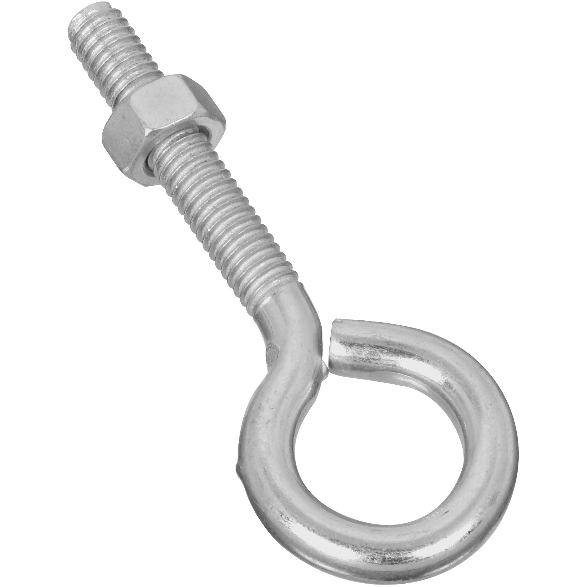 MP2160B 5/16" X 3-1/4" Eye Bolt W/Nut - Zinc Plated - Walmart.com