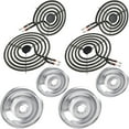 MP22YA Electric Range Burner Element Unit Set Replacement Set & Drip ...