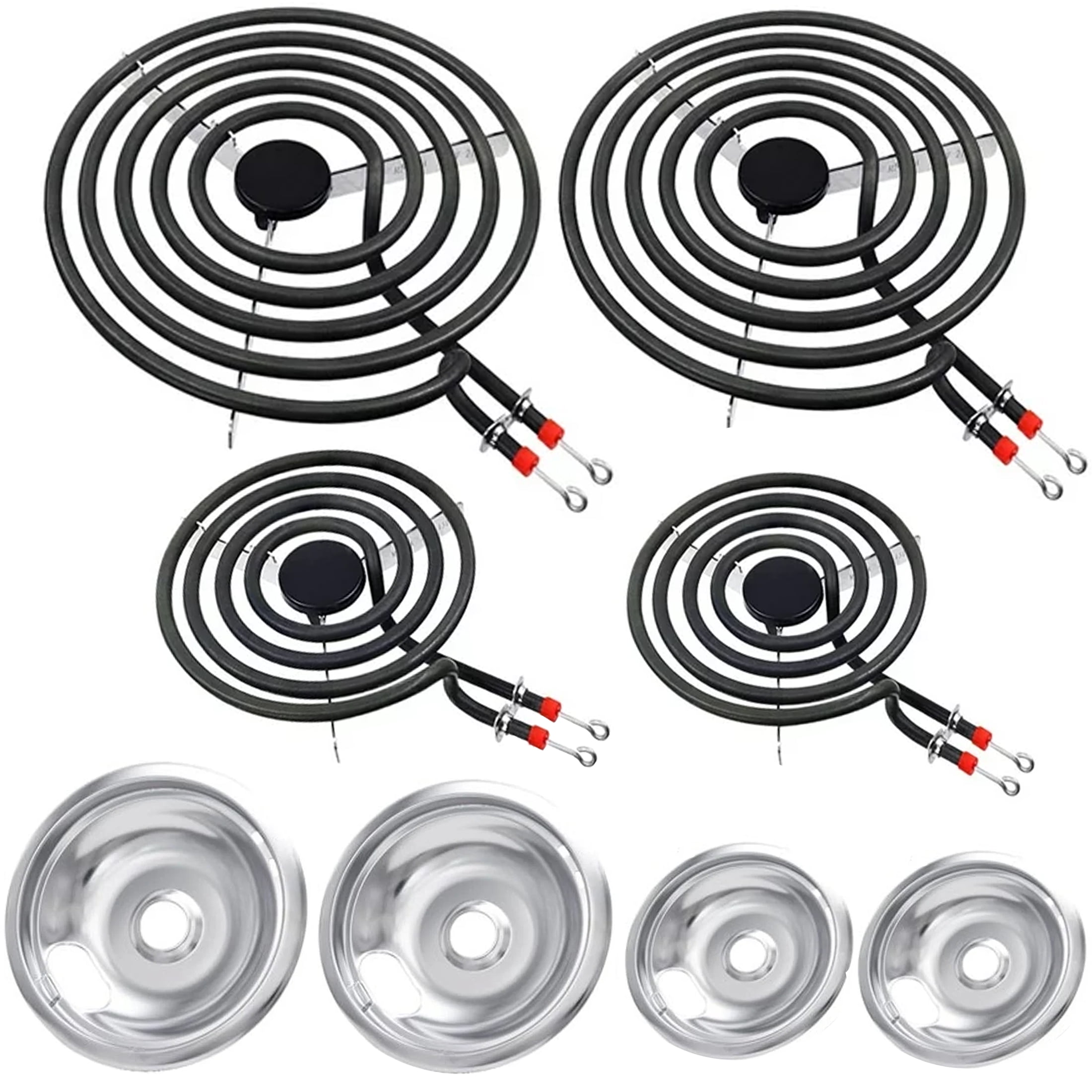 MP22YA Electric Range Burner Element Unit Set Replacement Set & Drip ...