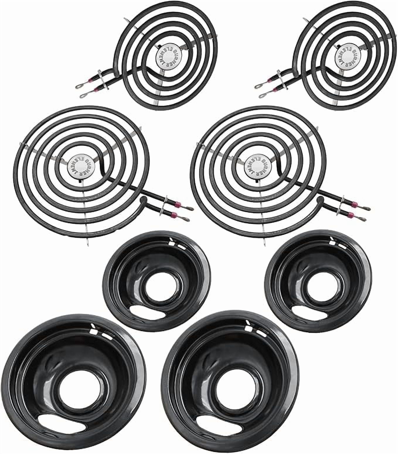 COZZIVITA MP22YA Electric Stove Burner Element Set W10290350 W10290353 ...